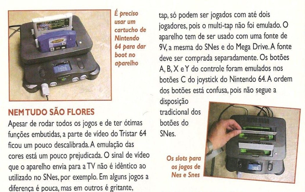 RetroArkade – Tristar 64, o aparelho que levou NES e Super NES ao ...
